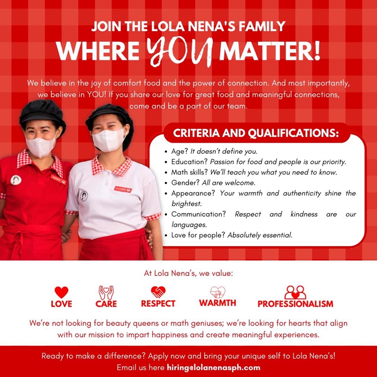 Lola Nena's Throws Shade at Potato Corner for Employee Qualifications ...