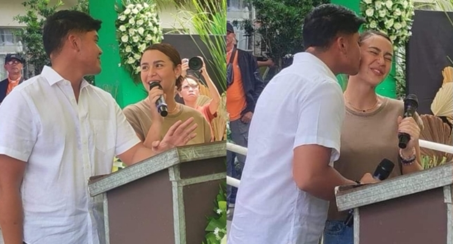 Yassi Pressman Receives Kiss from Gov. Luigi Villafuerte | Newspapers