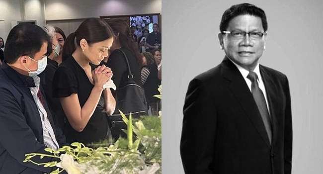 Vicky Morales Emotional During Visit to the Wake of Mike Enriquez ...