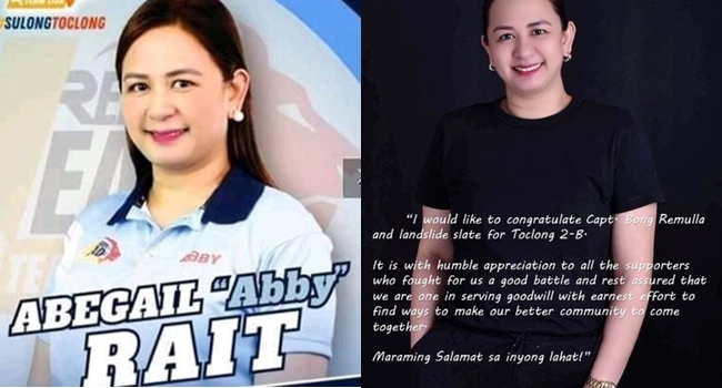 Abegail Rait Fails to Win in the Barangay Election | Newspapers