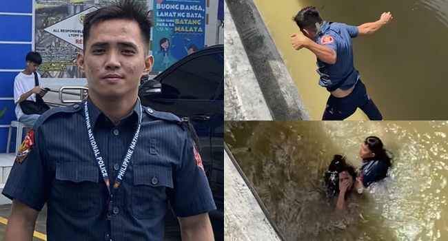 Police Officer Jumps off Bridge to Rescue Drowning Girl | Newspapers