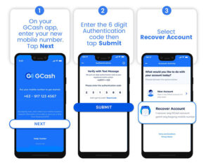 GCash Account — How To Recover Your Account Using New Mobile Number ...