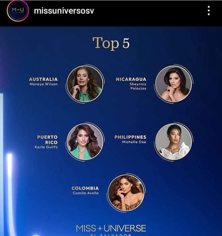 Miss Universe Criticized After Announcing Michelle Dee as Best in ...