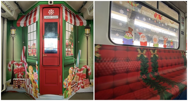 MRT-3 Goes Viral w/ Christmas Train Decorations | Newspapers