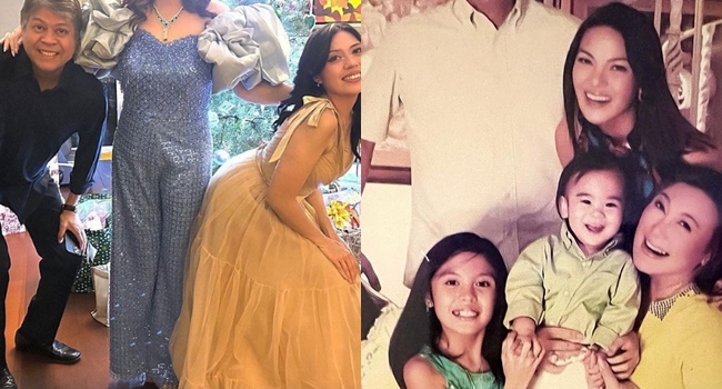 Sharon Cuneta Crops Her Head from Family Photo: "It's a Tie!" | Newspapers