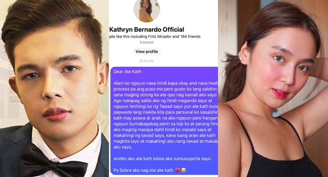 Xander Arizala Sends Message to Kathryn Bernardo Amid Breakup with ...