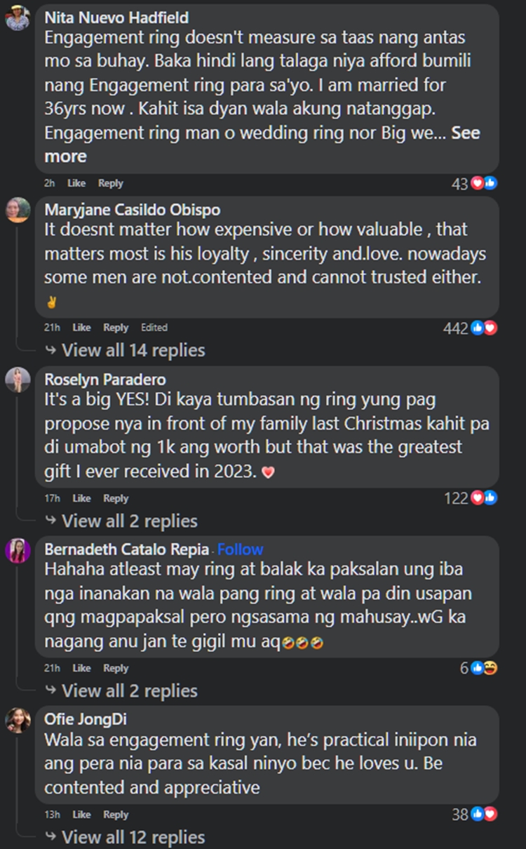 Woman Seeks Advice Over Engagement Ring Bought at Shopee for 299 Pesos | Newspapers