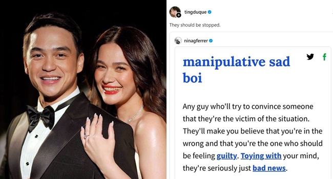 Bea Alonzo's Road Manager and MUA Throw Shade at 'Manipulative Sad Boi ...