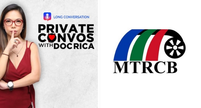 Private Convos with Doc Rica Suspended by MTRCB for Mature Content ...