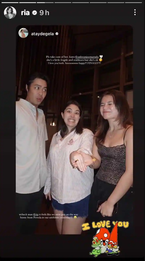 Ria Atayde's Sister Gela Atayde Writes Message To Zanjoe Marudo ...