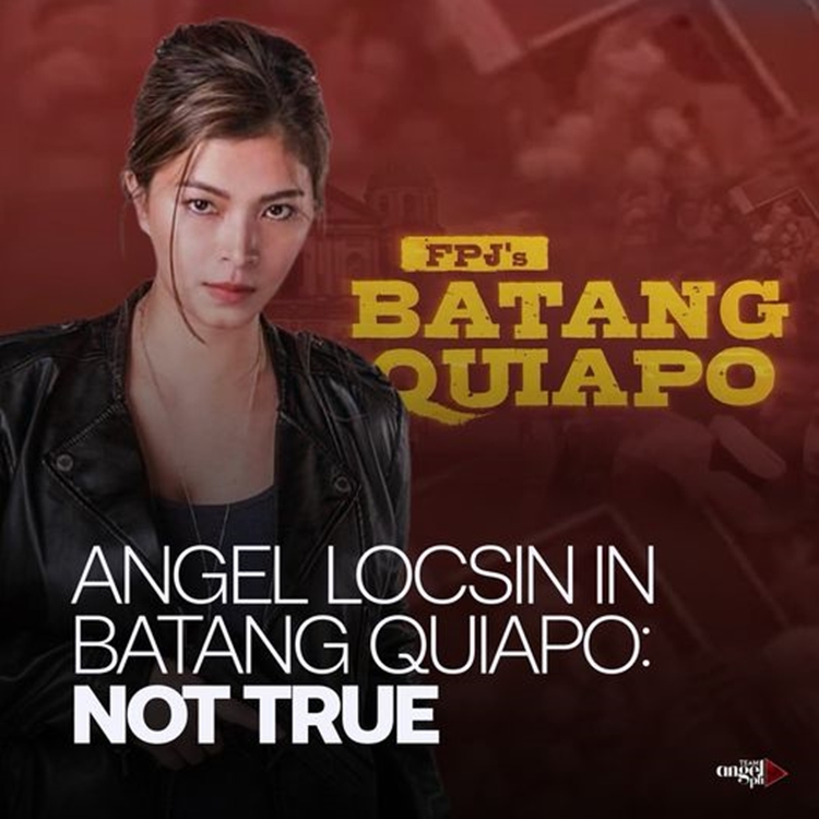 Angel Locsin's Camp Denies She's Joining FPJ's Batang Quiapo | Newspapers