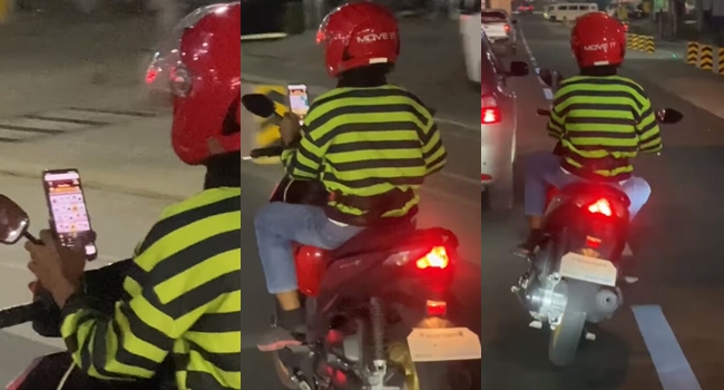 Rider Playing Scatter While Riding His Motorcycle Goes Viral | Newspapers