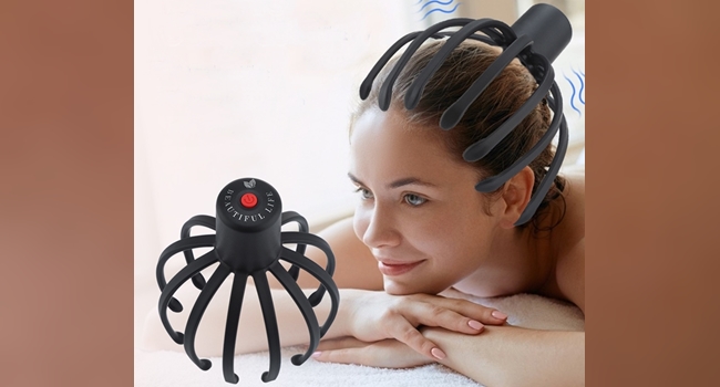 SHOPEE BUDOL FINDS - Electric Octopus Claw Scalp Massager (Features ...