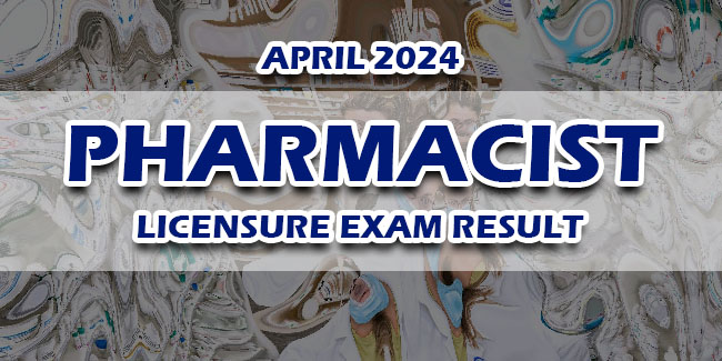 Pharmacist Licensure Exam Result April 2024 | Newspapers Pharmacist Licensure Exam Result April 2024 | Newspapers