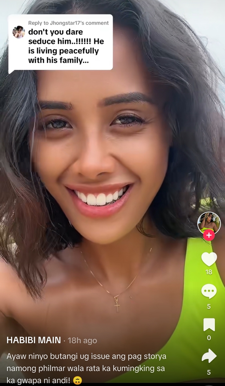 PHILMAR ALIPAYO ISSUE - Woman Talking to Surfer, Partner of Andi ...