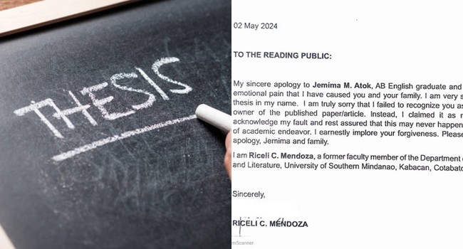 Former Professor Apologizes for 'Stealing' Her Student's Thesis ...