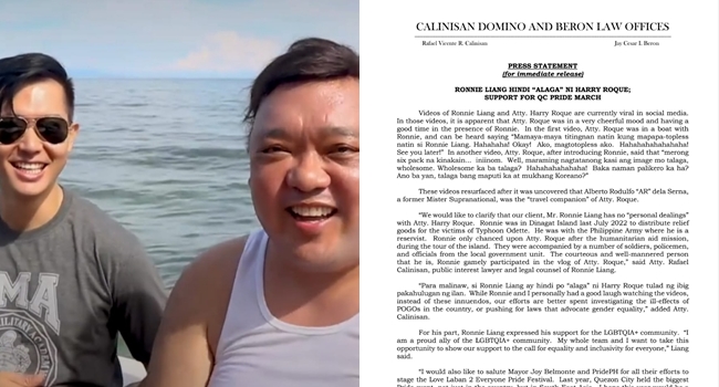 Ronnie Liang's Legal Counsel Issues a Statement on His Link with Harry ...