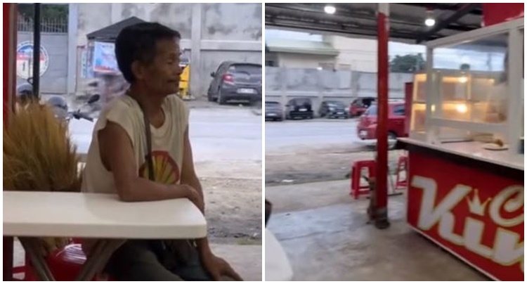Poor Man Staring at Shelf of Fried Chicken Breaks Many Hearts | Newspapers