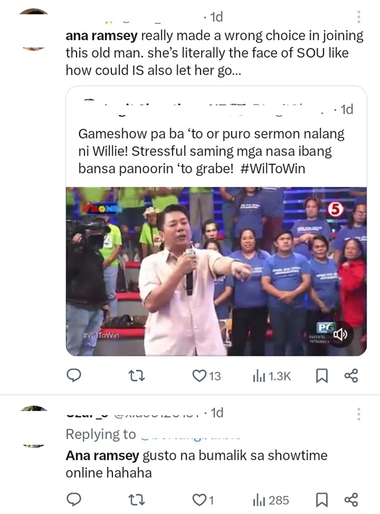 Former 'Showtime Online U' Host Ana Ramsey Assures Netizens She's Happy ...