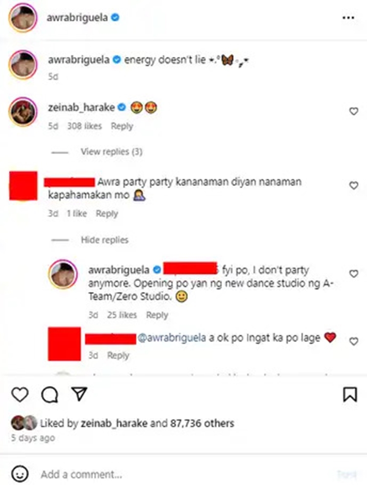 Awra Briguela Reacts to Comment About Him Partying Again | Newspapers