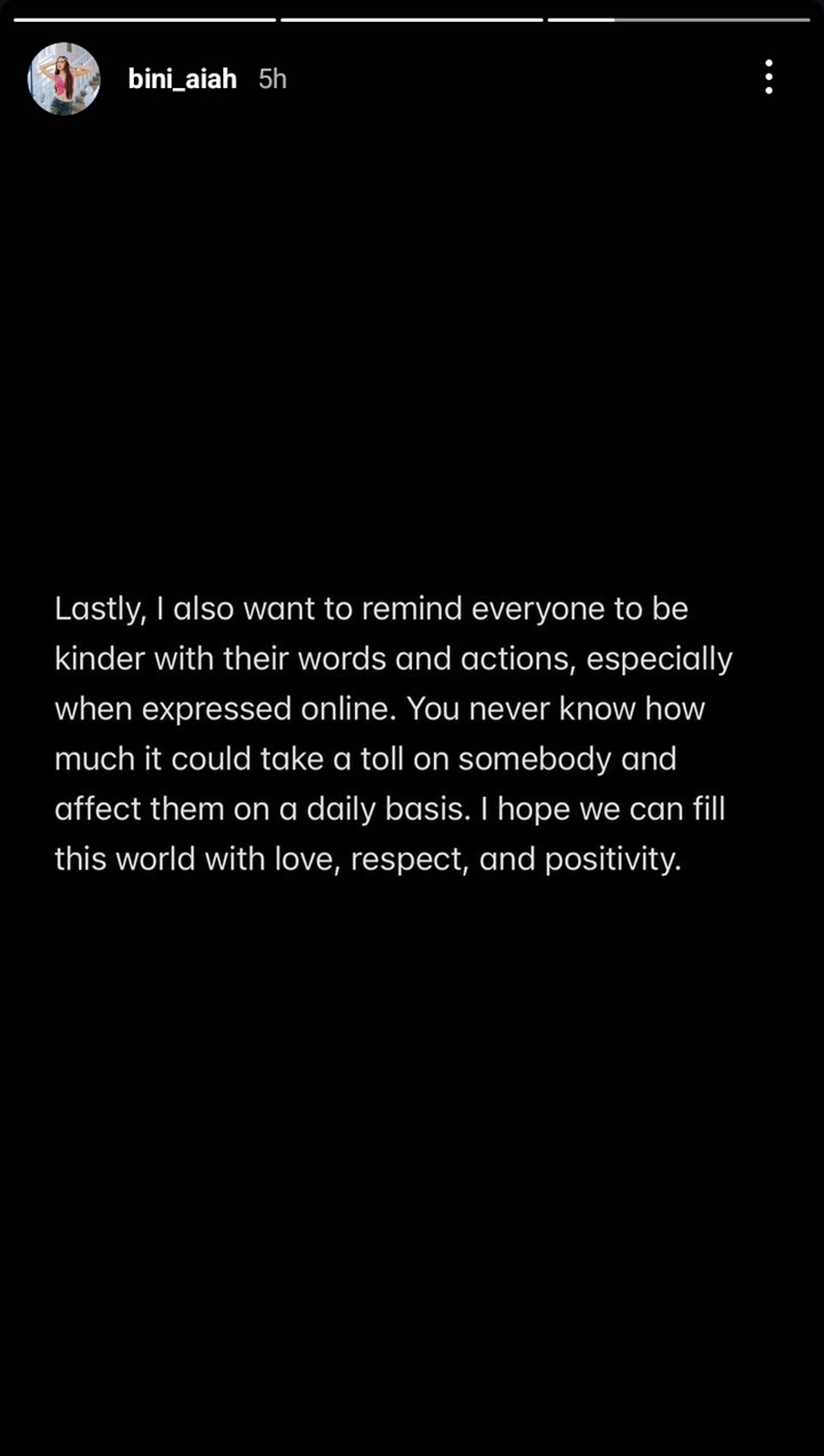 BINI Aiah Addresses Uncomfortable Bar Encounter | Newspapers