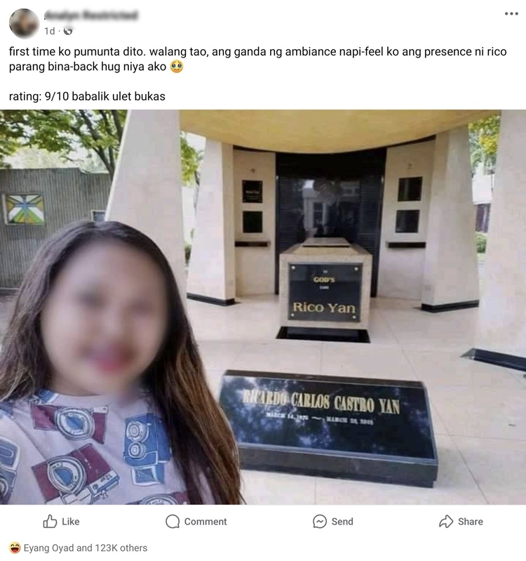 Rico Yan's Family Reacts to Fans Visiting the Late Actor's Grave