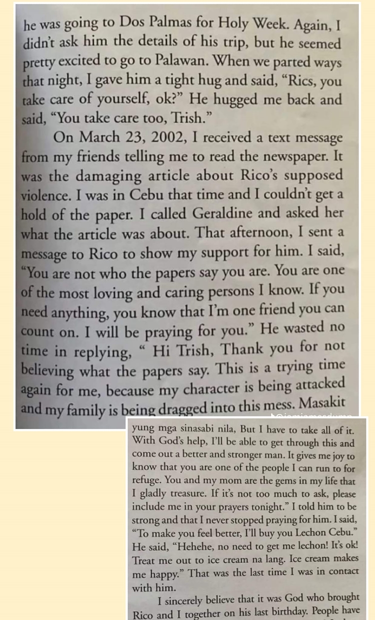 Rico Yan's First Love Tricia Sandejas Shares Their Story | Newspapers