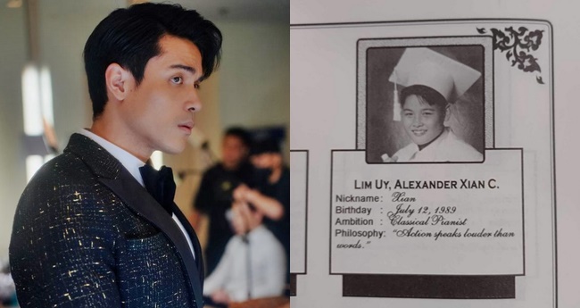 Xian Lim Post Shows Yearbook Photo, Ambition & Philosophy in Life ...