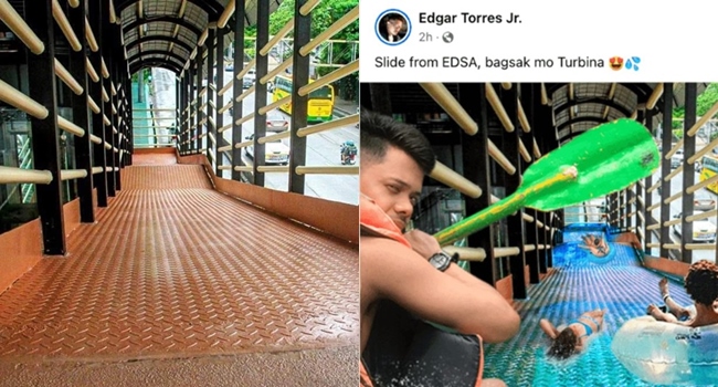 Wheelchair Ramp Along EDSA Busway Generates Memes | Newspapers