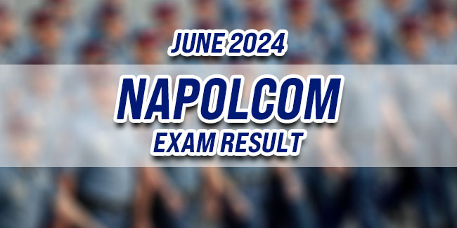 NAPOLCOM Exam Result June 2024 | Newspapers