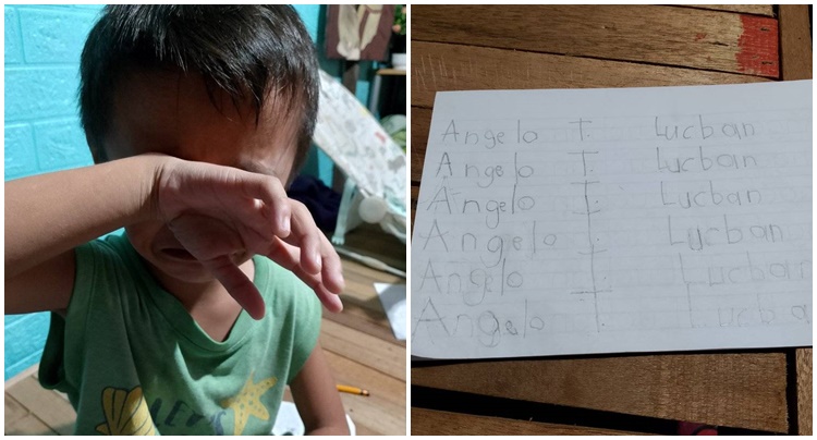 Mother Shares Photo of Child Crying After Being Asked to Write| Newspapers