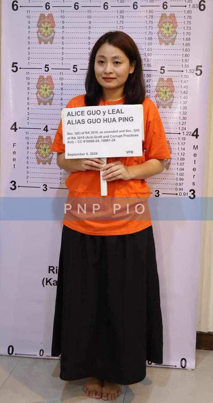 Alice Guo Mugshots Released by PNP | Newspapers