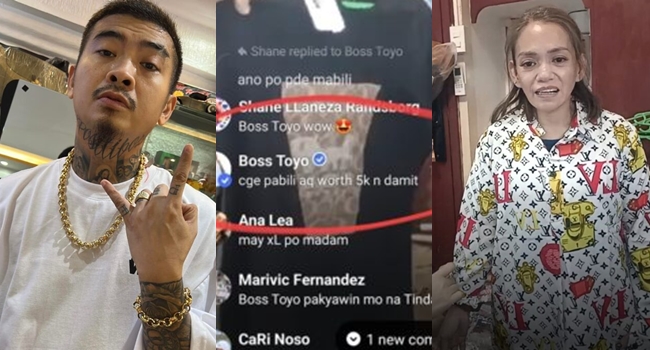 Boss Toyo Buys Items Worth 5K from Angelica Yulo During Live Selling ...