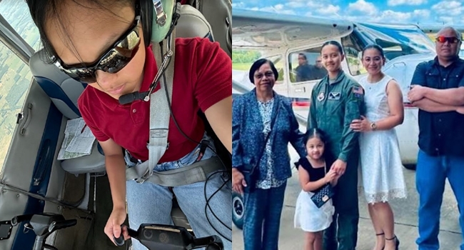 Fil-Am Student Carrie Tucaling Becomes Licensed Pilot at 17 | Newspapers