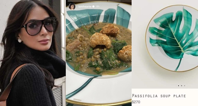 Heart Evangelista’s Expensive Soup Plate Sparks Online Reactions ...