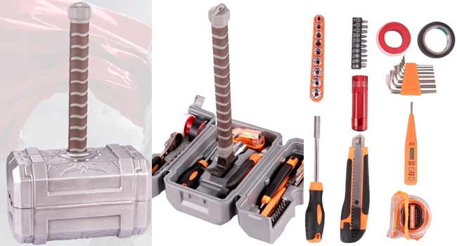 SHOPEE BUDOL FINDS - Thor Hammer Toolbox Set (Features, Specs & Price ...