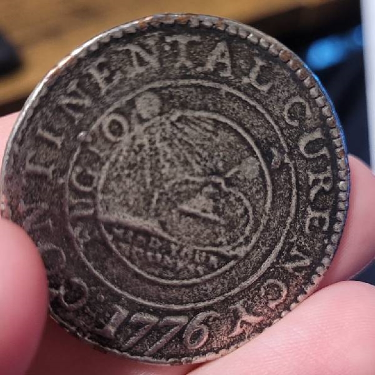 1776 Continental Coin Discovered in Tin Can Sold at Auction for PHP 1.8 ...