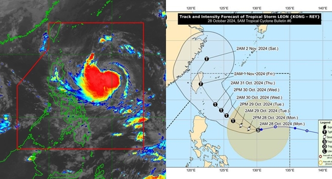 Bagyong Leon (Kong-Rey) Latest Update According to PAGASA (Oct. 28 ...