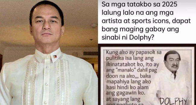 Gardo Versoza Reposts Quote Card from Dolphy About Politics | Newspapers
