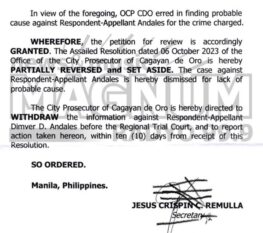 Pastor Dimver Andales: Murder Case Against Him Dismissed by DOJ ...