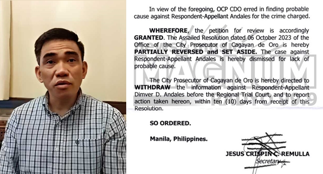 Pastor Dimver Andales: Murder Case Against Him Dismissed by DOJ ...