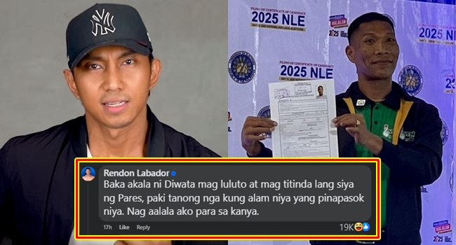 Rendon Labador Reacts to Diwata's Candidacy | Newspapers