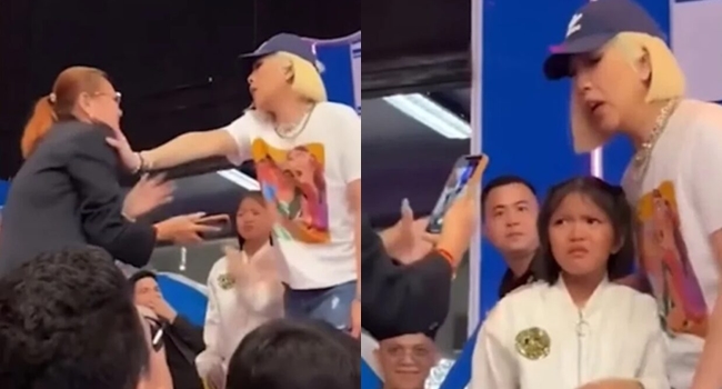 Vice Ganda Appears Annoyed as Mother Pushes Crying Child for a Picture ...