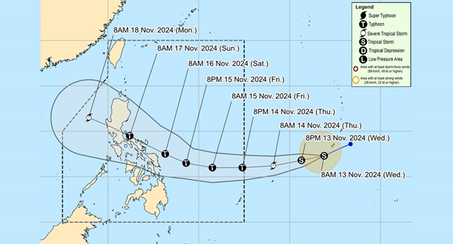 Bagyong Pepito to Enter PAR on Thursday | Newspapers