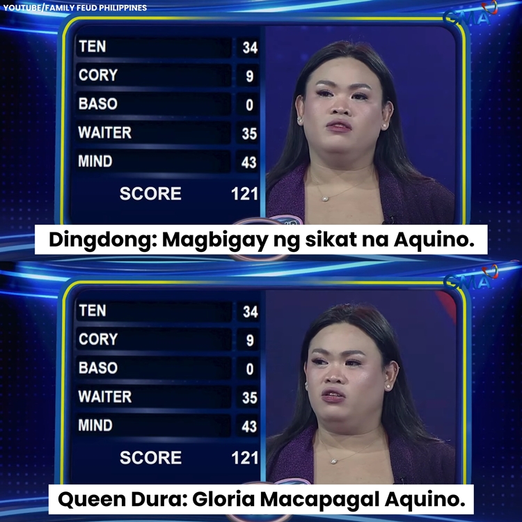 Queen Dura Criticized for Calling Gloria Macapagal Arroyo an "Aquino" | Newspapers