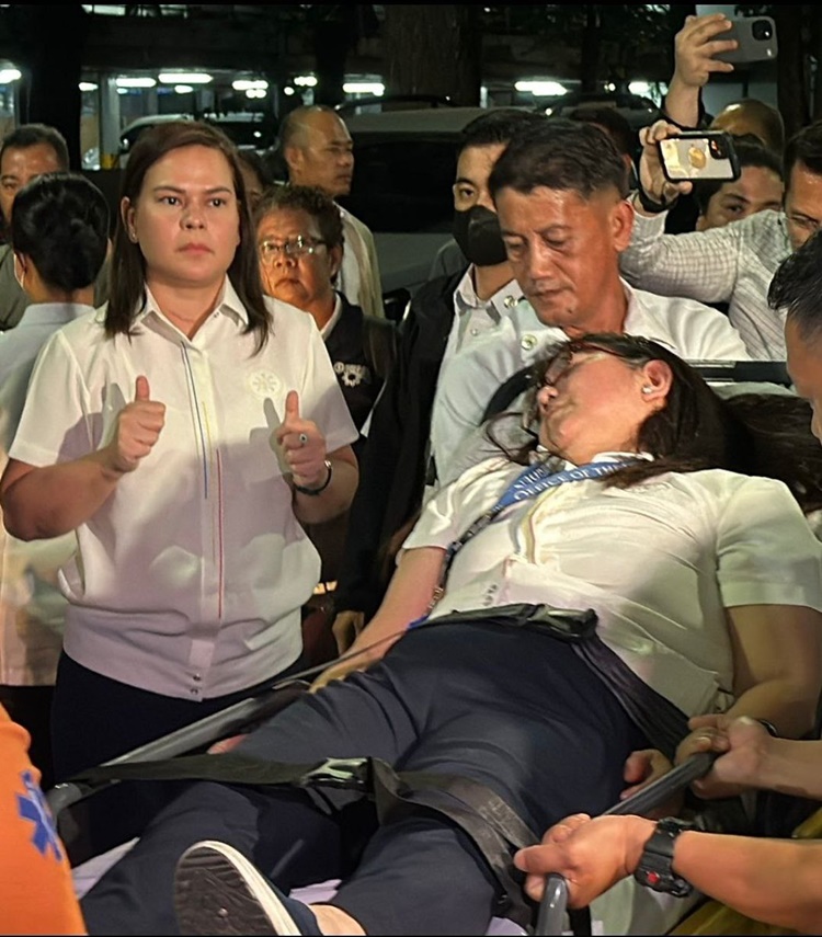 Sara Duterte Staff Member Falls ill during House Hearing on OVP ... Sara Duterte Staff Member Falls ill during House Hearing on OVP ...