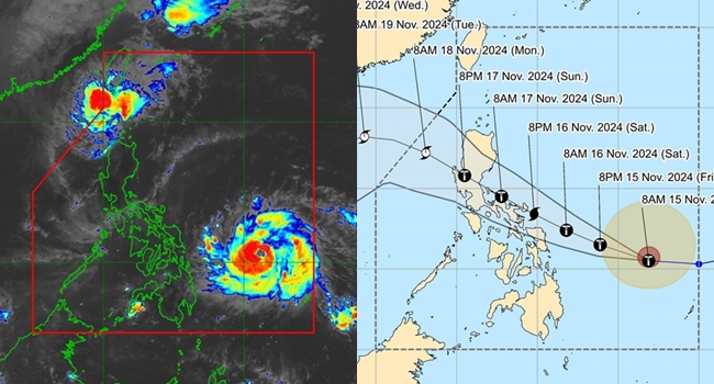 PAGASA 11 AM Update on Typhoon Pepito (November 15, 2024) | Newspapers