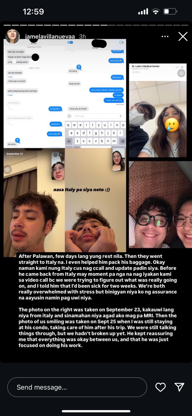 Anthony Jennings' Ex-Girlfriend Jamela Villanueva Posts Alleged "Betrayal" by Actor w/ Maris ...