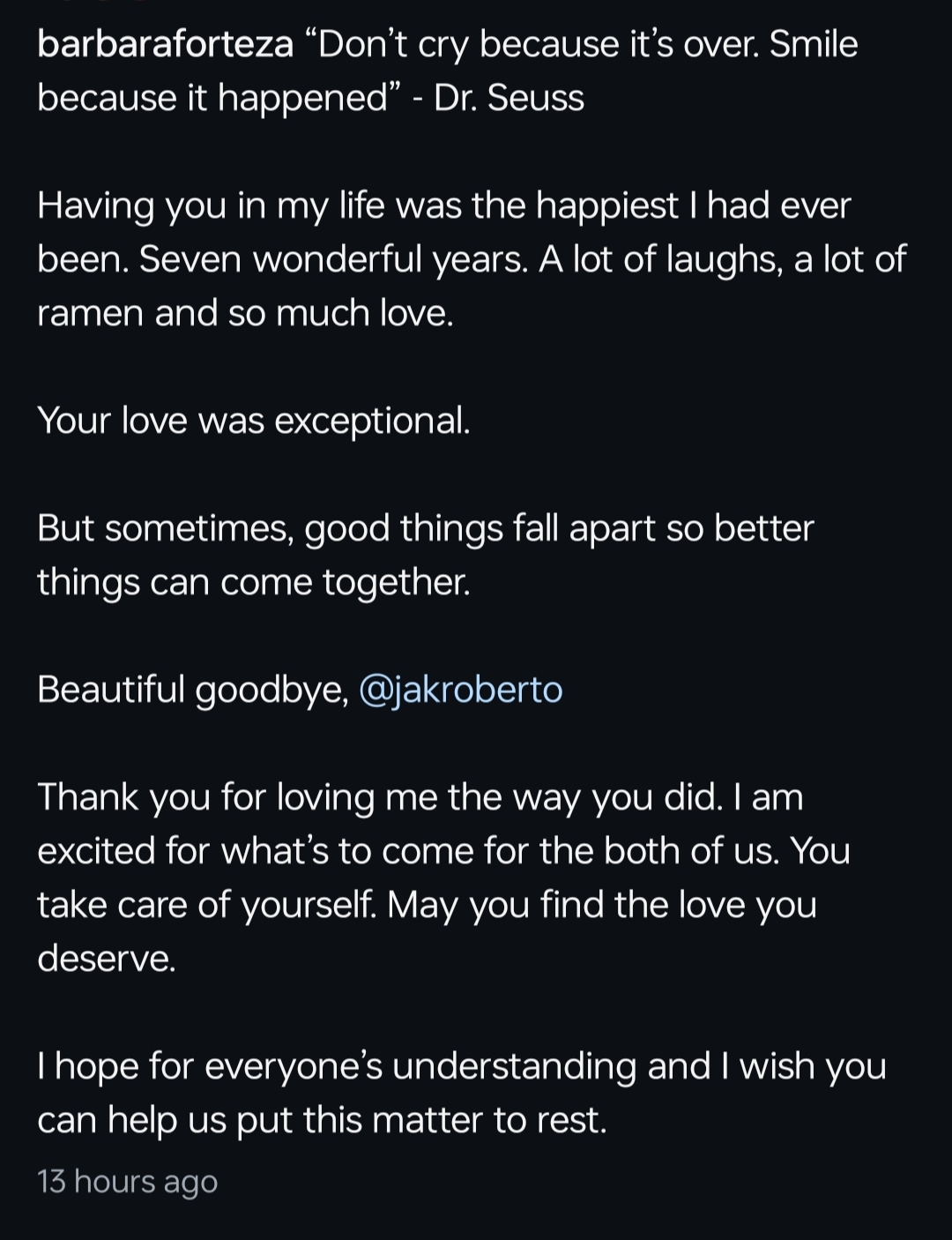 Barbie Forteza Announces Breakup with Jak Roberto after 7 Years ...