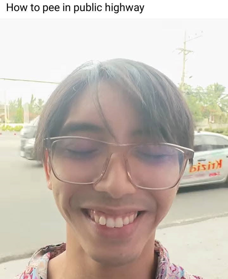 Crist Briand Apologizes for Public Urination Video Featuring Quiboloy’s Poster | Newspapers